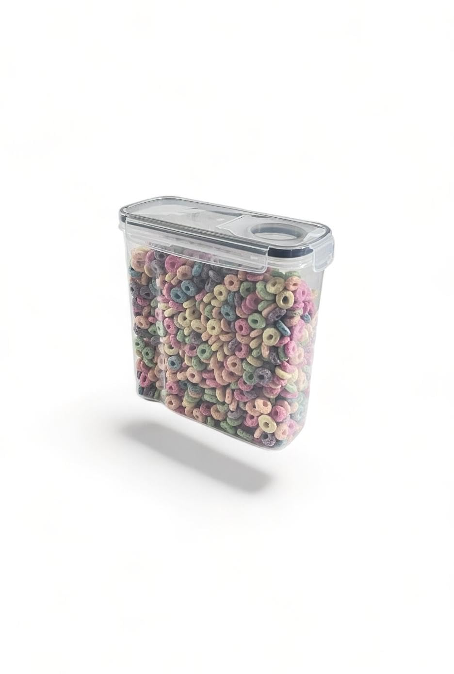 Airtight Food Storage Containers with Lids, Set of 4, Clear Plastic