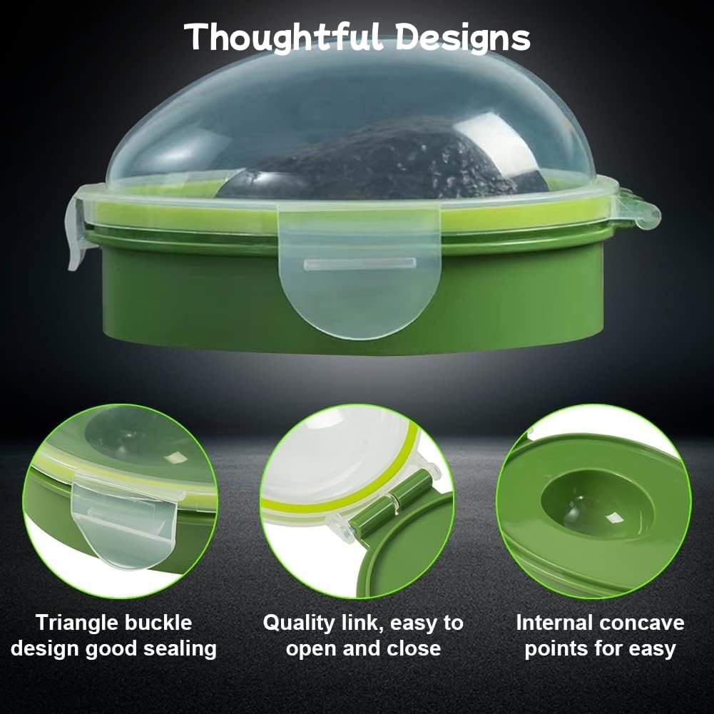Nicerice Avocado Saver,Avocado Keeper,Avocado Saver for Fridge,Avocado Fresh Keeper,Portable and Reusable Avocado Storage, Avocado Crisper, Keep Your Avocados Fresh for Days (1)