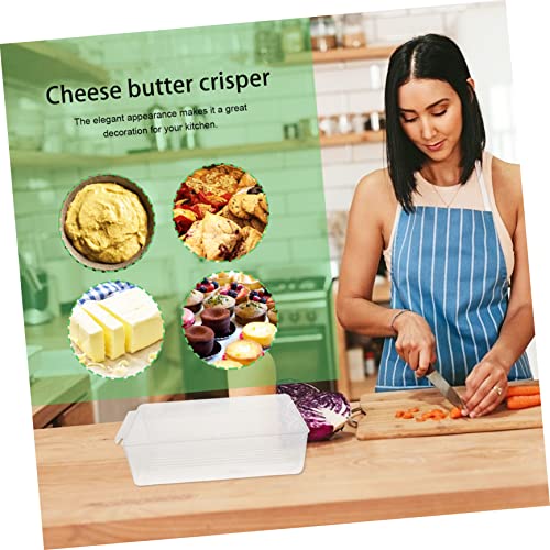 CIYODO Freezer Storage Organizer 5 Compartment Food Containers Lids for Refrigerator