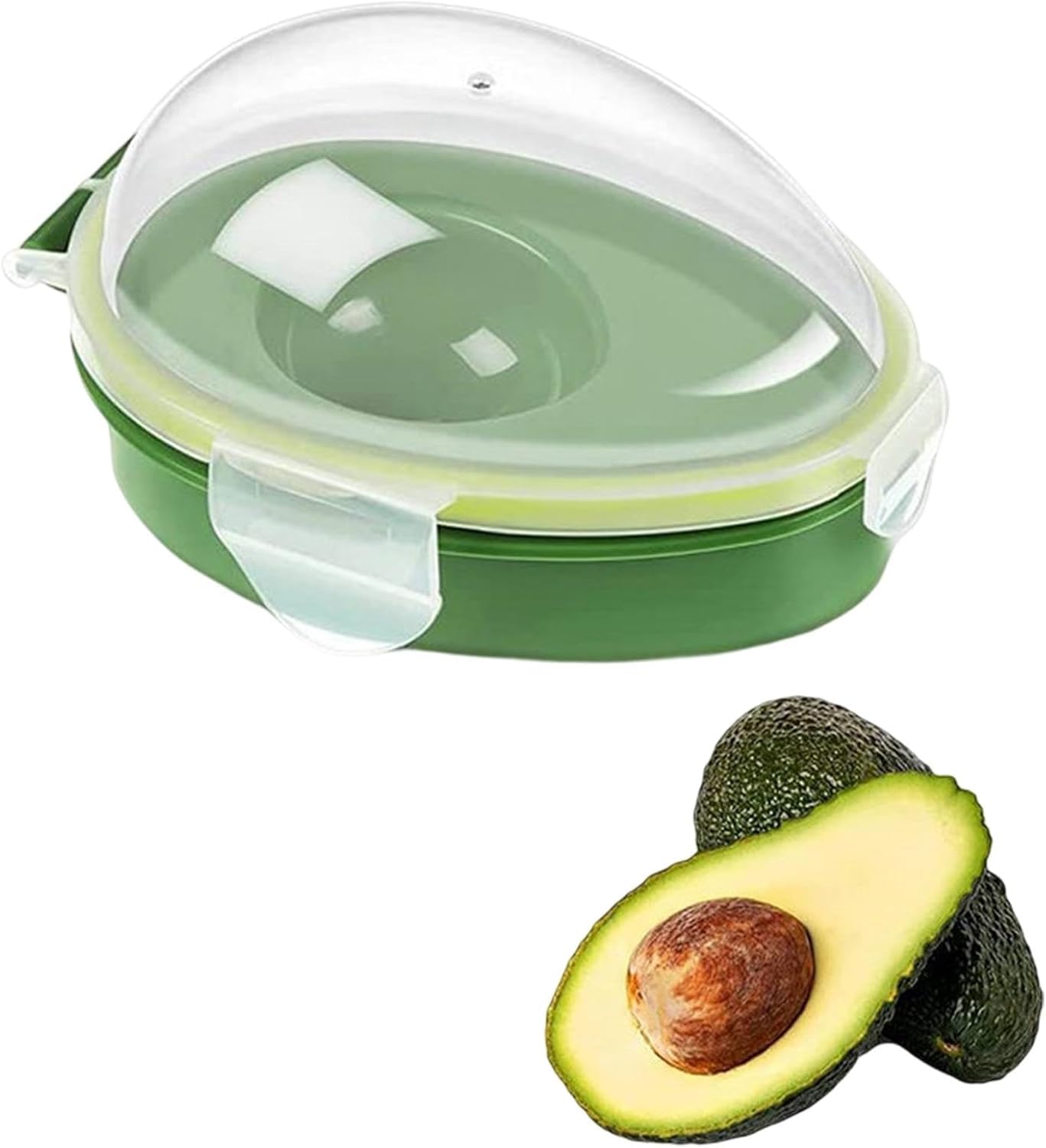 Nicerice Avocado Saver,Avocado Keeper,Avocado Saver for Fridge,Avocado Fresh Keeper,Portable and Reusable Avocado Storage, Avocado Crisper, Keep Your Avocados Fresh for Days (1)