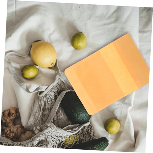VOSAREA Kraft Paper Food Packaging Bags 50pcs Reusable Freezer Resealable Bags for Snack