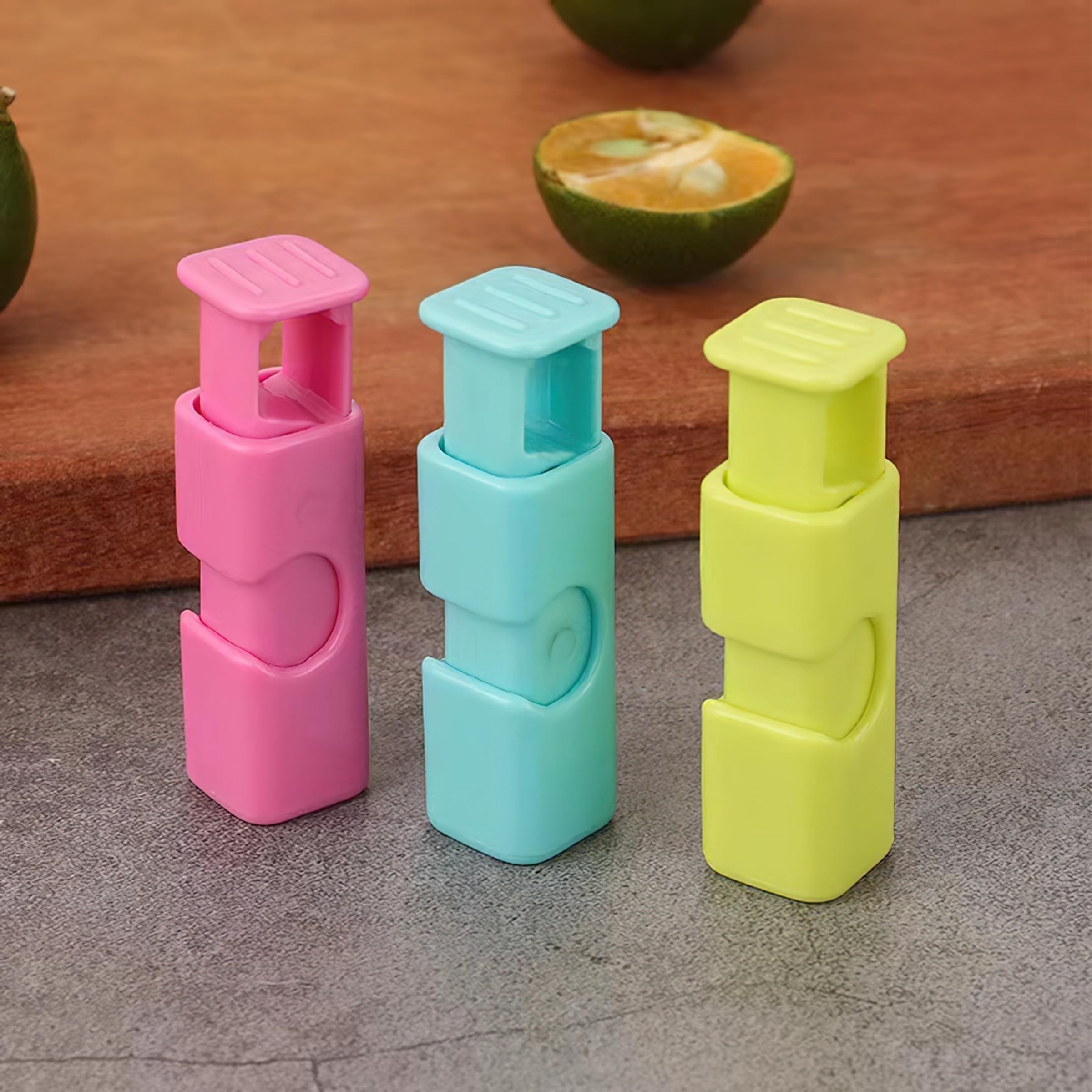 amusediy 2025 New Chip Clips, Bag Clips for Food Storage, Squeeze Clips for Chips, Reusable Grocery Bag Clips for Chips and Other Food Bags (20Pcs)