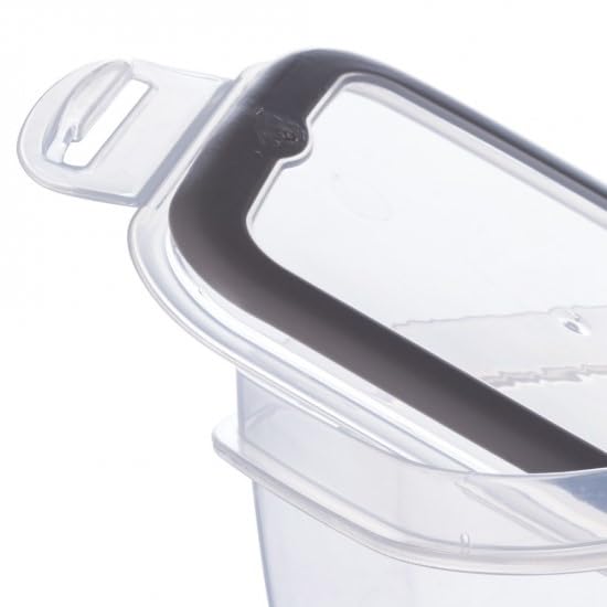 Plasutil 4-Pc Perfect Lock Food Storage Containers Set BPA-Free | Airtight Lids with Locking Tabs | Ideal for Lunch, Meal Prep & Leftovers | Kitchen Organization, Pantry