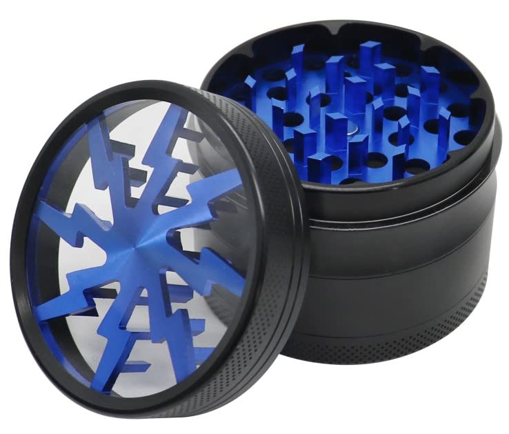 YEPLINS Spice Grinder 2.5 inch Black