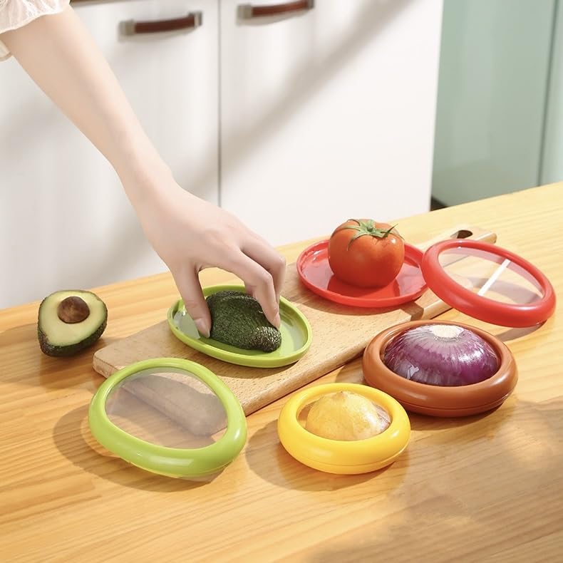 AJIEYMXP Preservation Box Set(100 PCS) r Lemon Onion Apple Avocado,etc