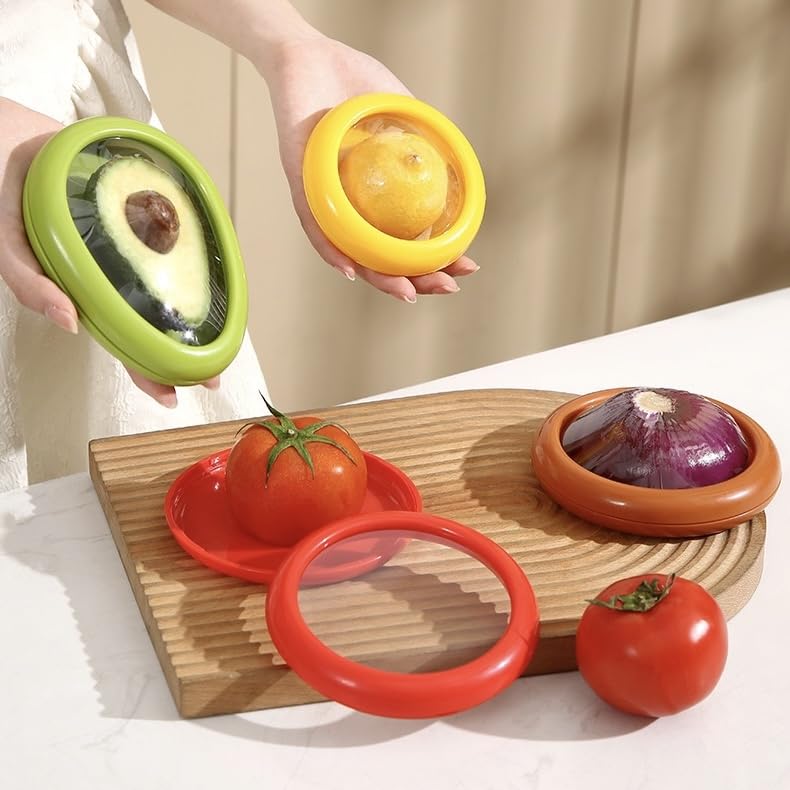 AJIEYMXP Preservation Box Set(100 PCS) r Lemon Onion Apple Avocado,etc