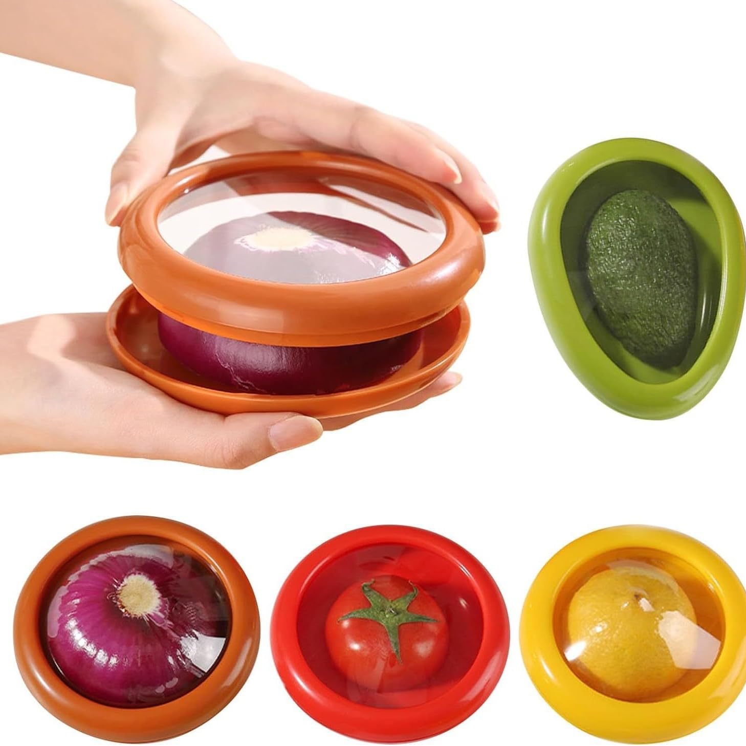 AJIEYMXP Preservation Box Set(100 PCS) r Lemon Onion Apple Avocado,etc