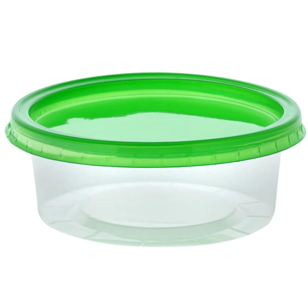 Surefresh Plastic Containers with Airtight Lids, Food Storage Containers, Deli, Slime, Soup, Meal Prep Containers | 5-ct. Packs | BPA Free | Stackable | Leakproof | Microwave/Dishwasher/Freezer Safe
