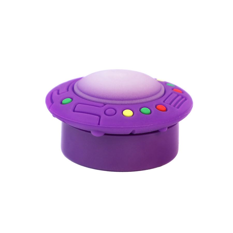 YHSWE UFO Shape, Silicone Wax Container Non-stick Food Grade, 5ml, Suitable For Storing Beeswax and Skin Care Products, Easy To Carry When Traveling (5 pcs)