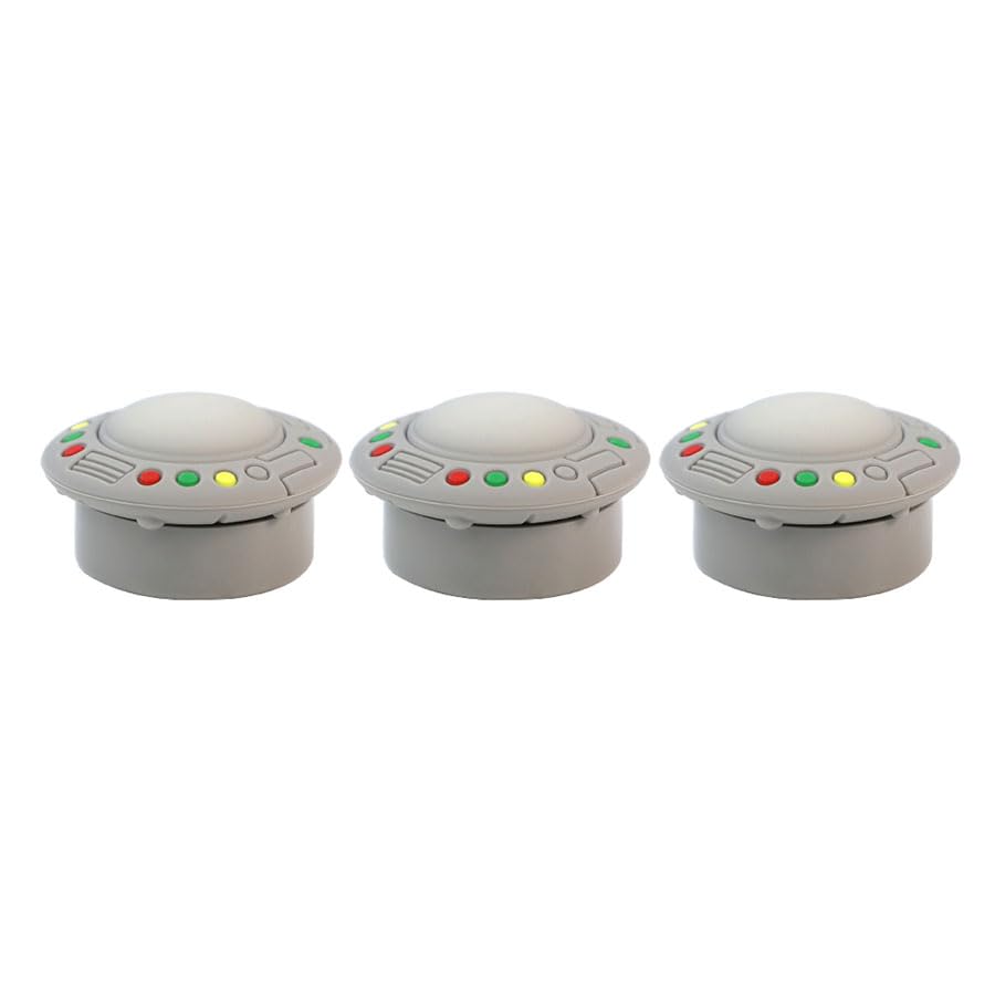 YHSWE UFO Shape, Silicone Wax Container Non-stick Food Grade, 5ml, Suitable For Storing Beeswax and Skin Care Products, Easy To Carry When Traveling (5 pcs)