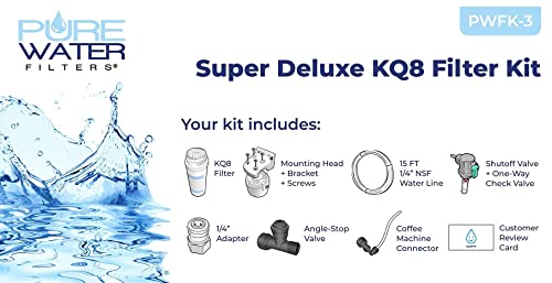 Keurig K2500 Plumbed Single Serve Commercial Coffee Maker and Tea Brewer with Direct Water Line Plumb and Filter Kit
