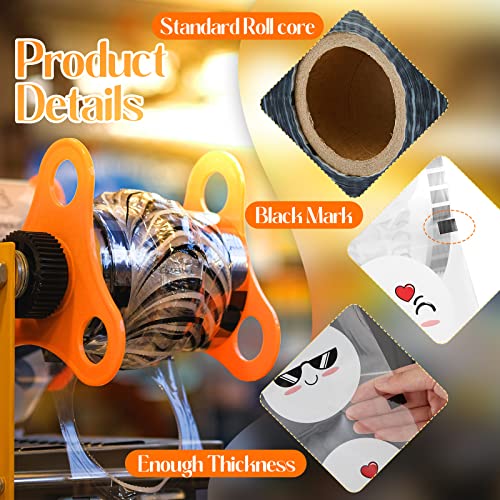 2 Rolls Cup Sealer Film Cup Plastic Tea Cup Sealing Film 90-105 mm 6400 Cups Sealer Film for PP Plastic Paper Cups