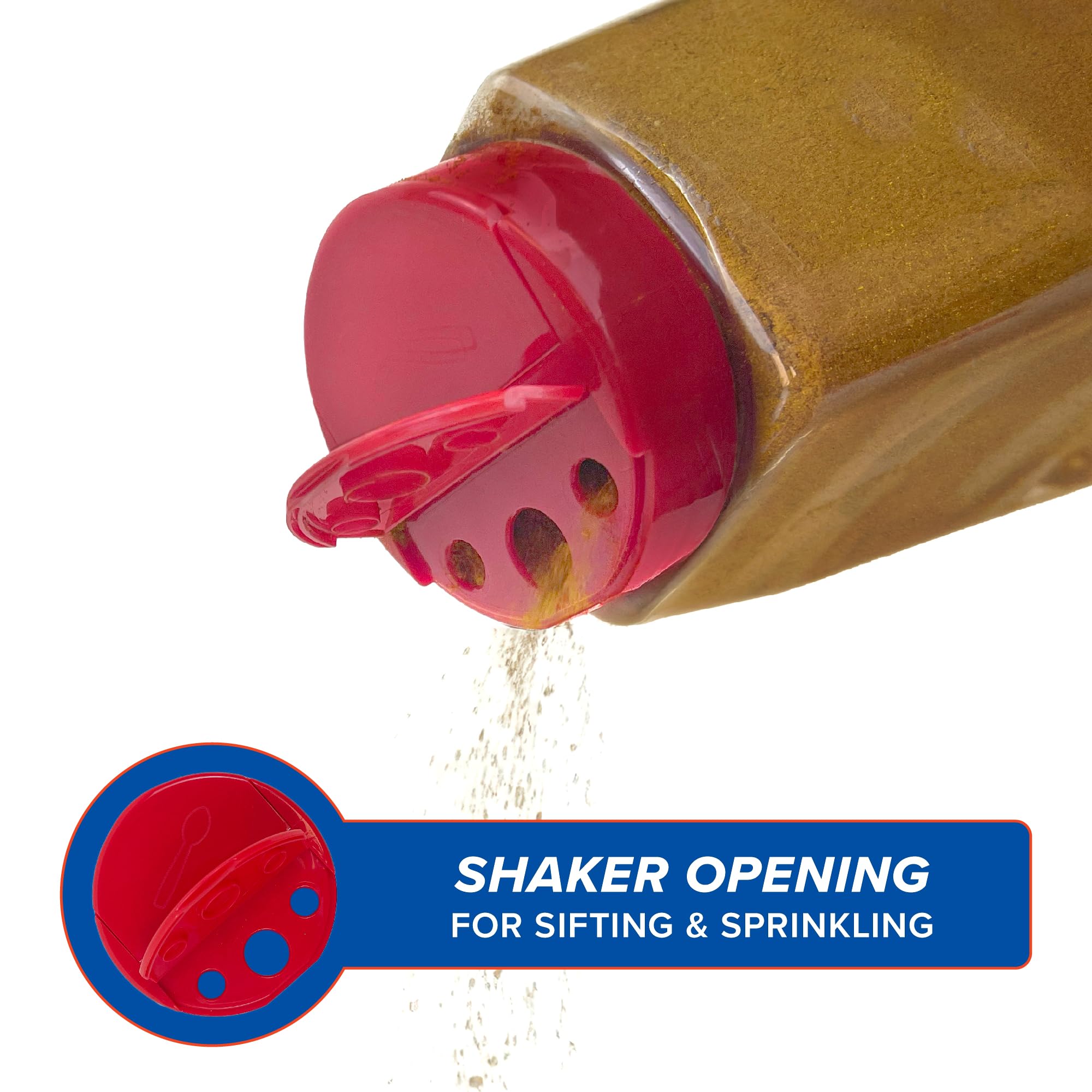 ePackageSupply 32 oz Plastic Spice Jars Bottles Containers are perfect for storing spices, herbs, and powders. Each jar comes with a lined cap, is BPA-free, and proudly made in the USA