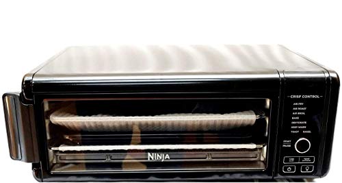 Ninja SP101 Foodi 8-in-1 Air Fry Large Toaster Oven Flip-Away for Storage Dehydrate Keep Warm 1800w XL Capacity (Renewed) BLACK