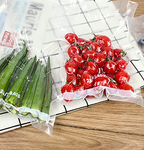 24/7 Bags Vaccum Bags and Rolls For Food Storage (Bags 12 X12 -100 Bags)