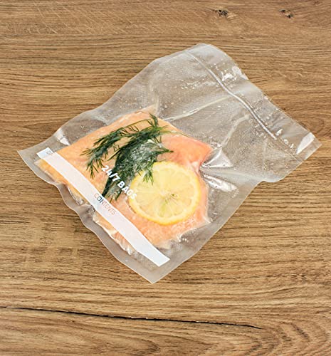24/7 Bags Vaccum Bags and Rolls For Food Storage (Bags 12 X12 -100 Bags)