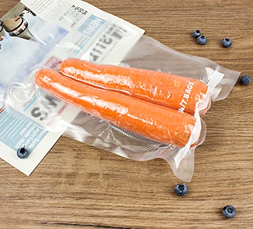 24/7 Bags Vaccum Bags and Rolls For Food Storage (Bags 12 X12 -100 Bags)
