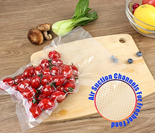 24/7 Bags Vaccum Bags and Rolls For Food Storage (Bags 12 X12 -100 Bags)