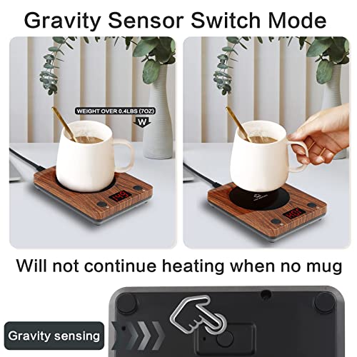 SEALON Coffee Mug Warmer for Desk - Electric Milk Tea Cocoa Beverage Coffee Cup Warmer Plate for Office Home Use with Auto Shut Off…