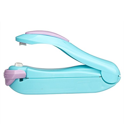 Mini Bag Sealer,Food Sealer Machine,Handheld Heat Sealer with Magnet & Battery Powered,Household Mini Portable Hand Press Heat Plastic Bag Snack Sealing,Portable Sealing Tool for Easter Candy Gift Bag