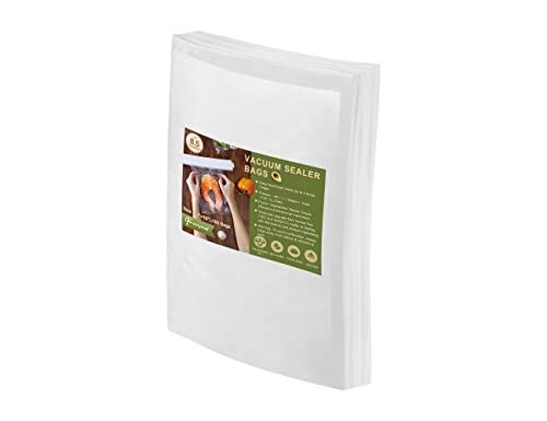 Funnyleaf 100Pk 12" ×16" 8.5mil thick Vacuum Food Sealer Bags with BPA Free and Heavy Duty,Commercial Grade Vacuum Sealer Freezer Bags Compatible with Any Type Vacuum Sealer Machine