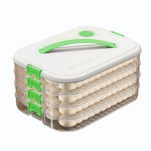KFHFGVSFFF 4-Layer Food Storage Containers with Lids Storage Box Fridge Bacon Container for Refrigerator Stackable Food Storage Boxes with Lid Cheese Keeper Box for Fridge for Turkey Pantry Lunch