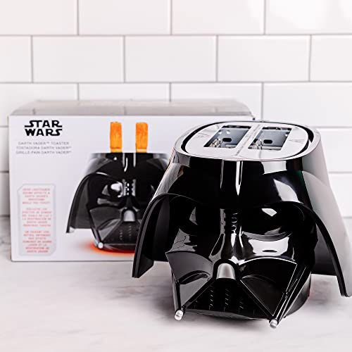 Uncanny Brands Star Wars Darth Vader Halo Toaster - Lights-Up and Makes Lightsaber Sounds