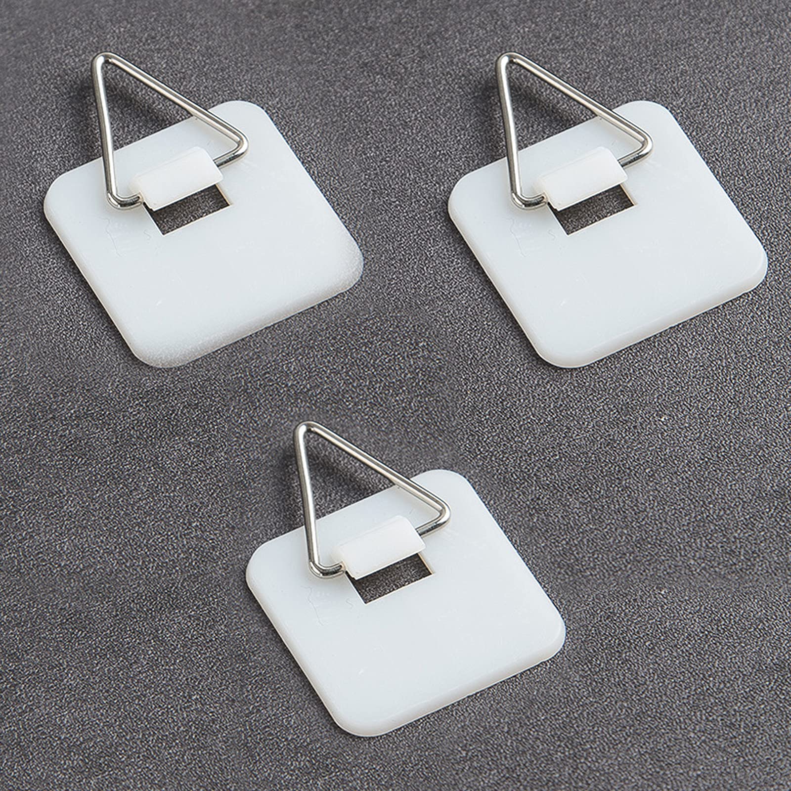 50PCS Plate Hangers for The Wall Plate Holder Hooks for Decorative Plates 1.3 Inch Sticky Invisible Adhesive for Art Supplies Home Decor