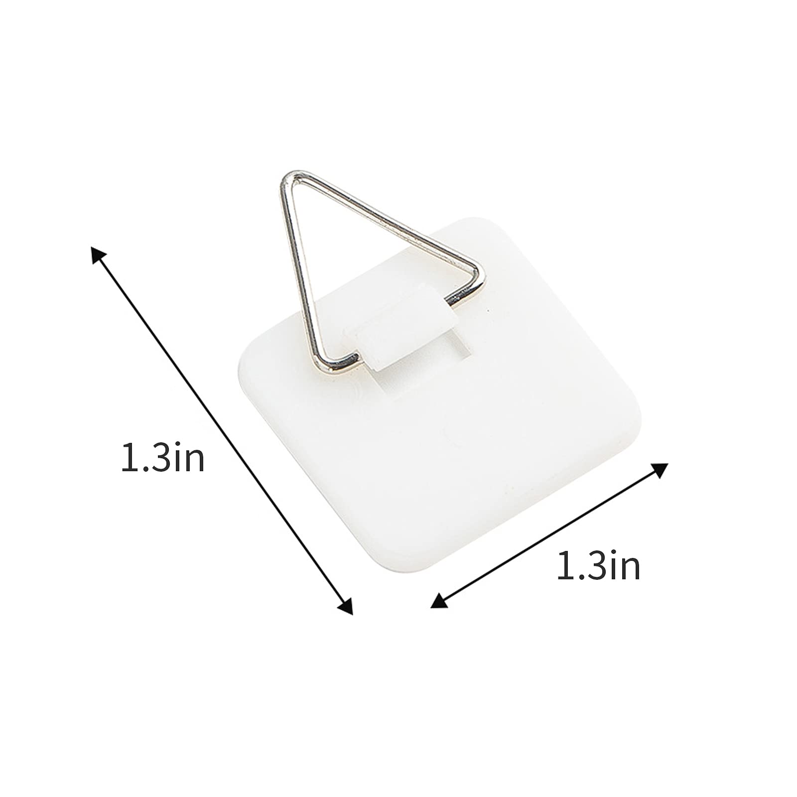 50PCS Plate Hangers for The Wall Plate Holder Hooks for Decorative Plates 1.3 Inch Sticky Invisible Adhesive for Art Supplies Home Decor
