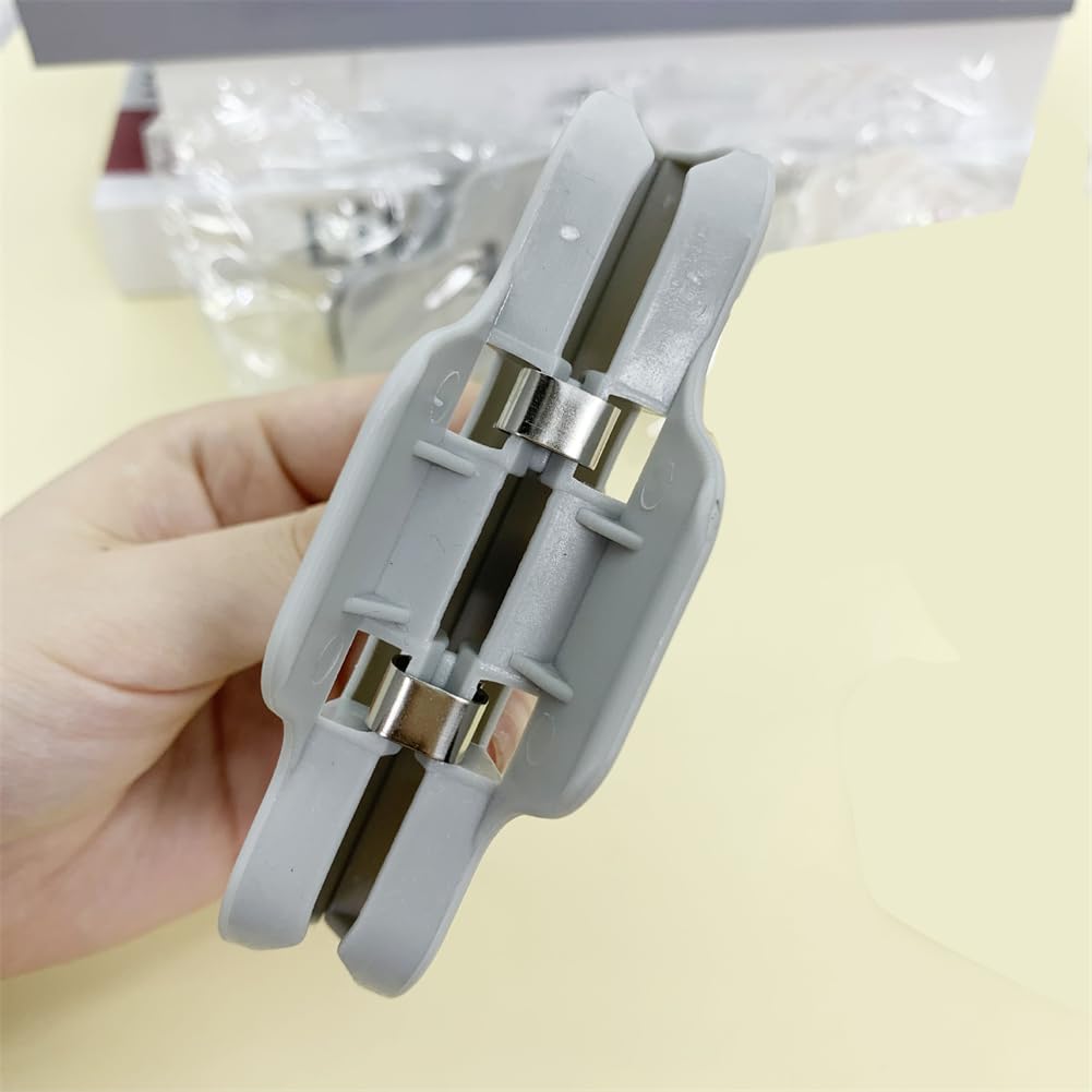 EYAKEG 4 Pack Chip Bag Clip Heavy Duty 4 inch 10CM Food Clips Sealer for Kitchen Storage Snack Bread Sealing Chips Bags Clamp Air Tight Fresh-Keeping Plastic Seal Grip, Grey