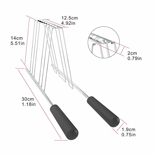 LZLXXLZL Sandwich Cage for Toaster, Sandwich Cage for 2-Slice Toaster, Classic Toaster Sandwich Clip Toaster Accessories Kitchen Utensils