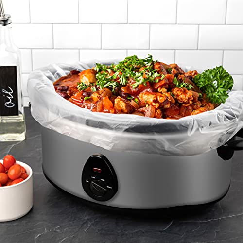 Slow Cooker & pot Liners Fits 7 - 8 Quarts, Extra Large Pot Liners SIZE: 13'' x 21'' x 4'' Inches, 4" Gusset Bottom, Extra Large Pot Liners, 20 pack