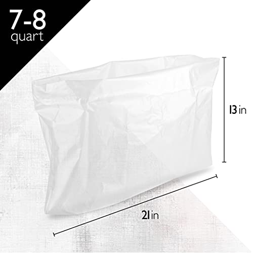 Slow Cooker & pot Liners Fits 7 - 8 Quarts, Extra Large Pot Liners SIZE: 13'' x 21'' x 4'' Inches, 4" Gusset Bottom, Extra Large Pot Liners, 20 pack