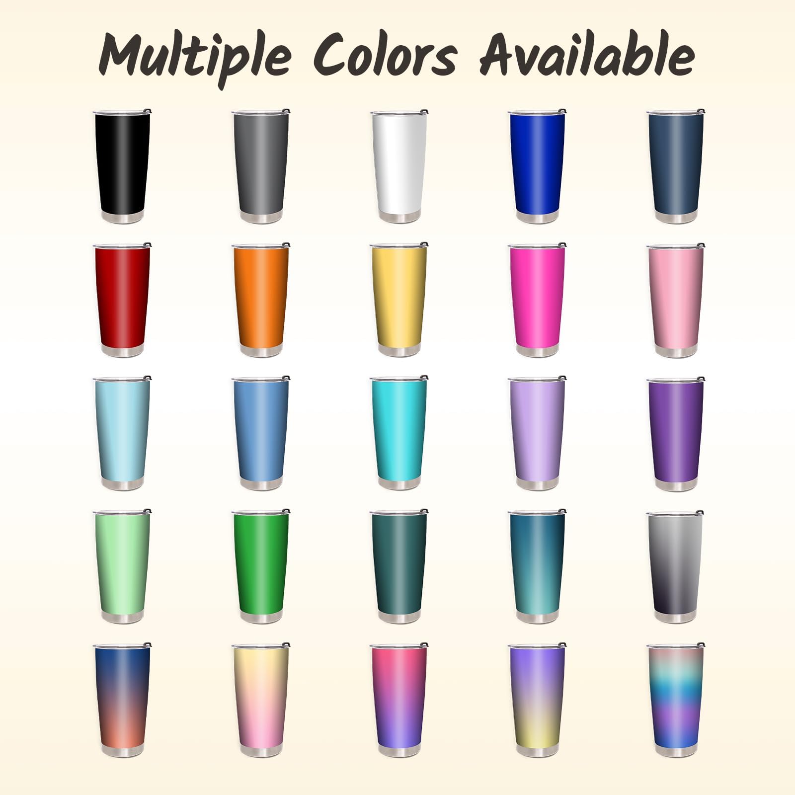 Customizedbee Custom Tumbler Personalized with Picture Name Text & Logo, 20oz Stainless Steel Travel Coffee Mug Cup - Personalized Gifts for Birthday Anniversary Couples Friends Families Office