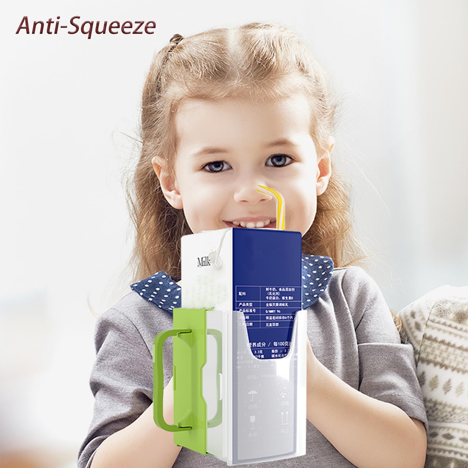 ARTICHIC Baby Pouch Holder No Squeeze、Baby Pouch Holder No Spill 、Pouch Food Pouches、Juice Box Holder - Anti-Squeeze Yogurt Pouch Reusable Toddler Essentials 2 Pack