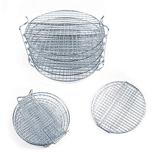Dehydrator Rack For Ninja Foodi Accesories, Pressure Cooker and Air Fryer 6.5 Quart & 8 Quart - Stainless Steel Cooker Rack With Five Stackable Layers