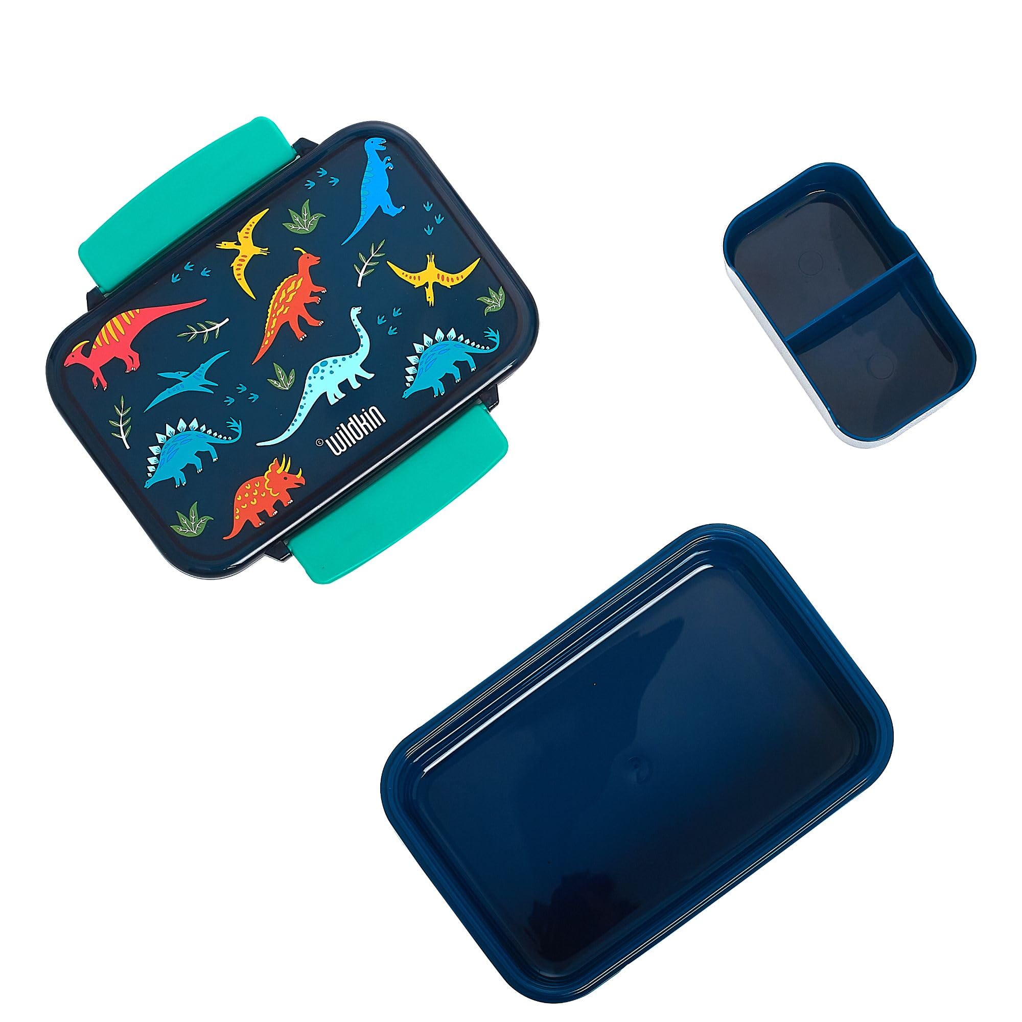 Wildkin Reusable Food Container for Kids – Airtight, Leak Resistant, Dishwasher Safe - Jurassic Dinosaurs