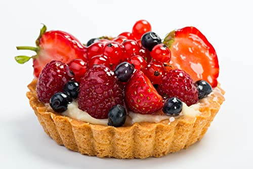 Bakerpan Silicone 2 3/4 Inch Round Tart Mold, Mini Cakes, Desserts, 6 Cavities Pan - Set of 2