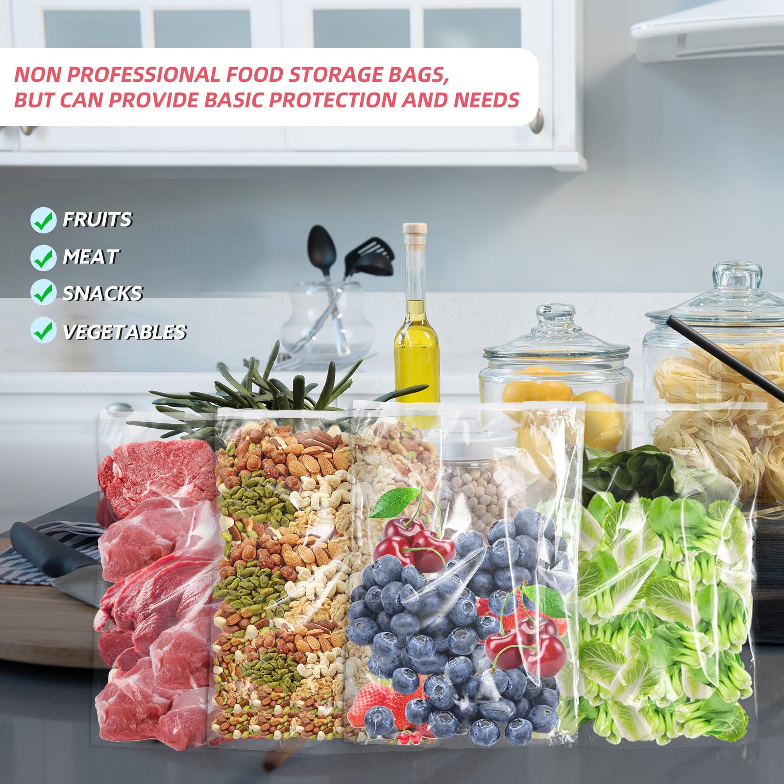 Boeyamto 20 Count 18" x 24" Extra Large Plastic Bags, 5 Gallon Storage Bags for Clothes, Trip, Moving, Camping. Giant Bags for storage. Travel Essential, Perfect Storage Accessories
