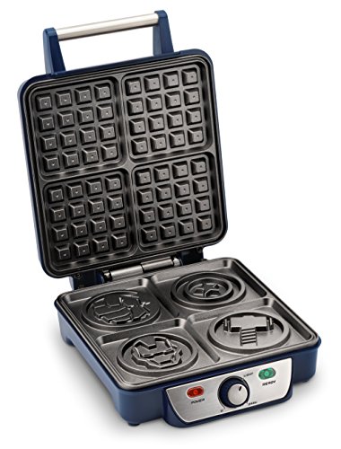 Marvel MVA-281 Waffle Maker, Unit: 13" x 9.7" x 4", Blue