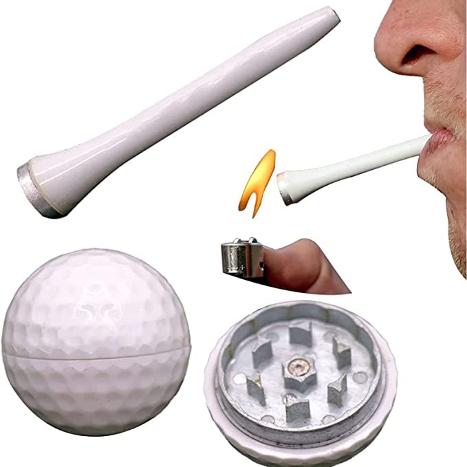 2022 Upgrade Golf Ball Vanilla Grinder, Golf/Vanilla Set 3-Pack Multifunctional Creative Herb Vanilla Spice Grinder, Gift for Dad Grandpa Golf Lovers