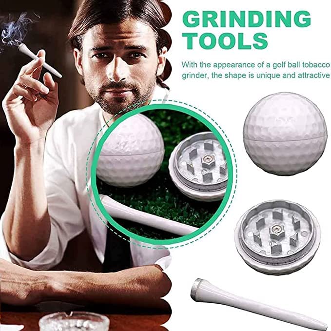2022 Upgrade Golf Ball Vanilla Grinder, Golf/Vanilla Set 3-Pack Multifunctional Creative Herb Vanilla Spice Grinder, Gift for Dad Grandpa Golf Lovers