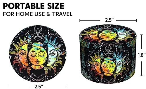JOYTOP Grinder, 2.5 inch Burning Sun and Moon Grinder (Colorful)
