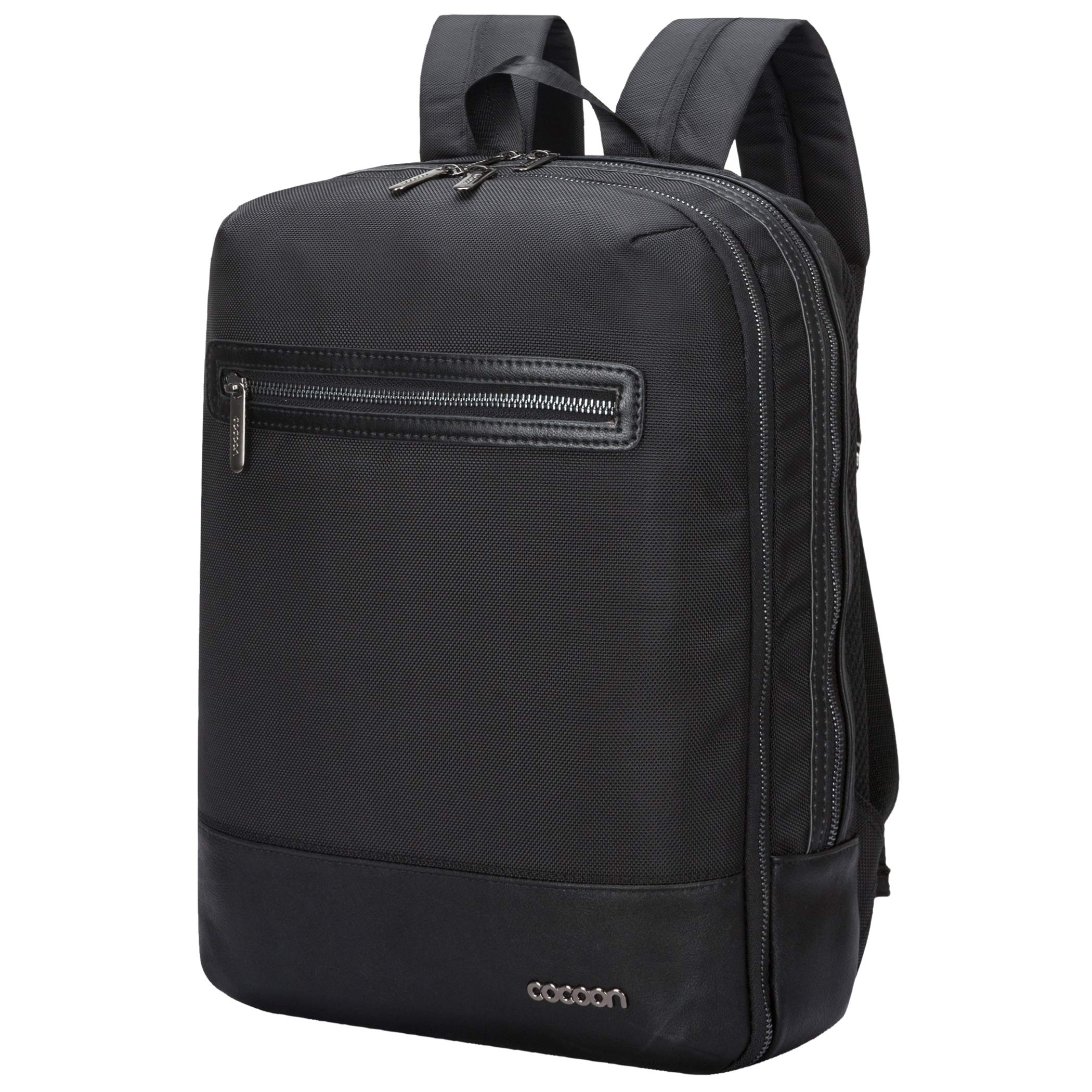 Cocoon MCP3425BK Buena Vista 16" Slim Backpack with Built-in Grid-IT! Accessory Organizer (Black)