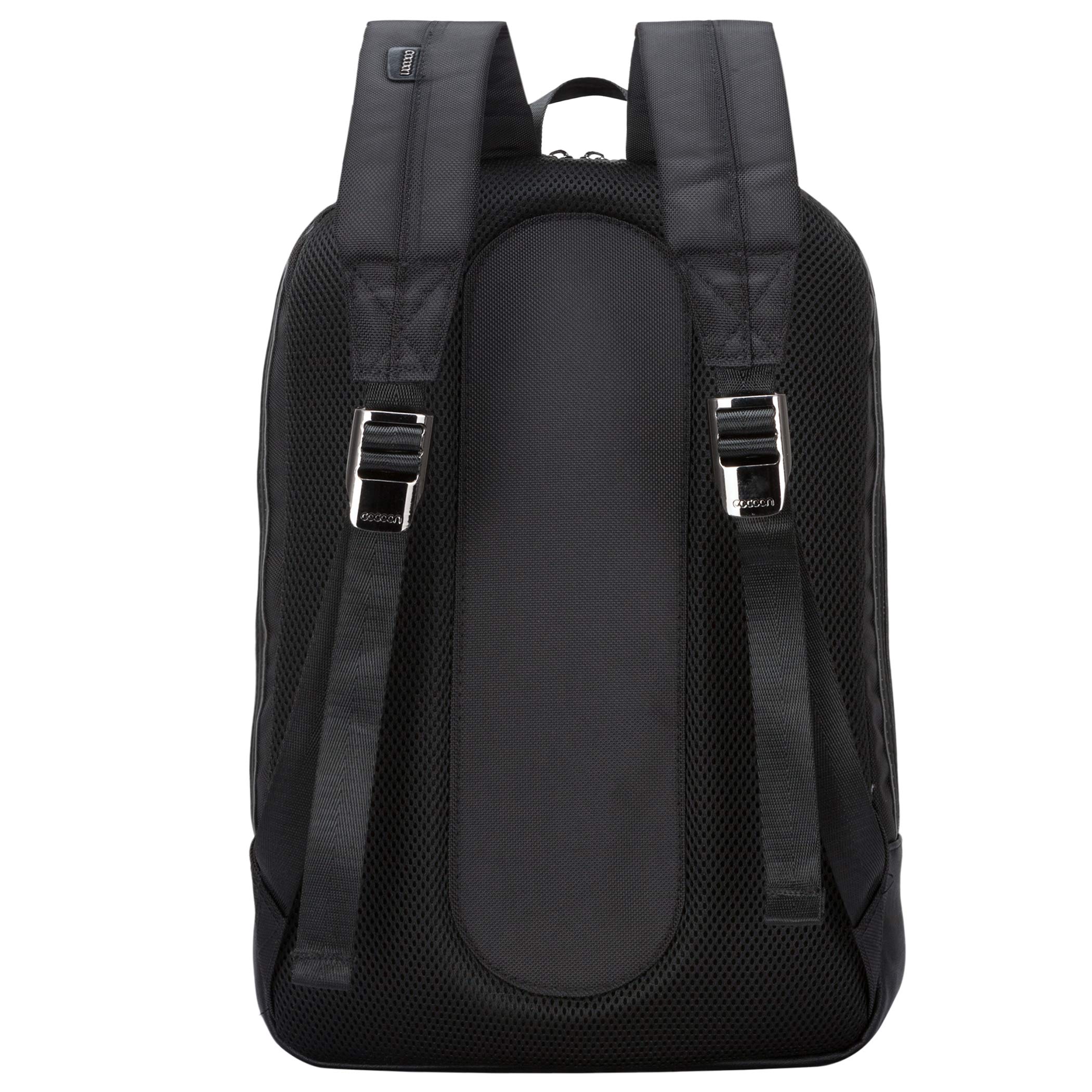 Cocoon MCP3425BK Buena Vista 16" Slim Backpack with Built-in Grid-IT! Accessory Organizer (Black)