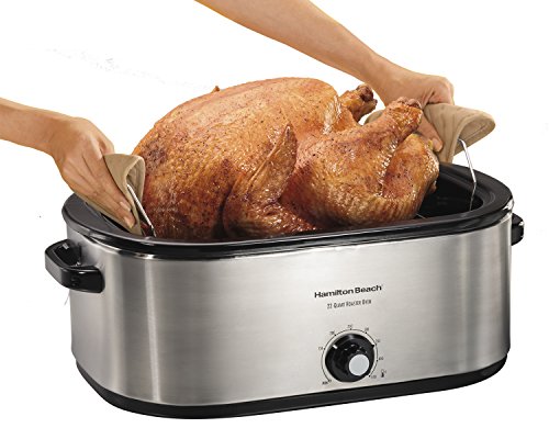 Hamilton Beach 28 Lb Turkey Roaster 22 Quart Oven
