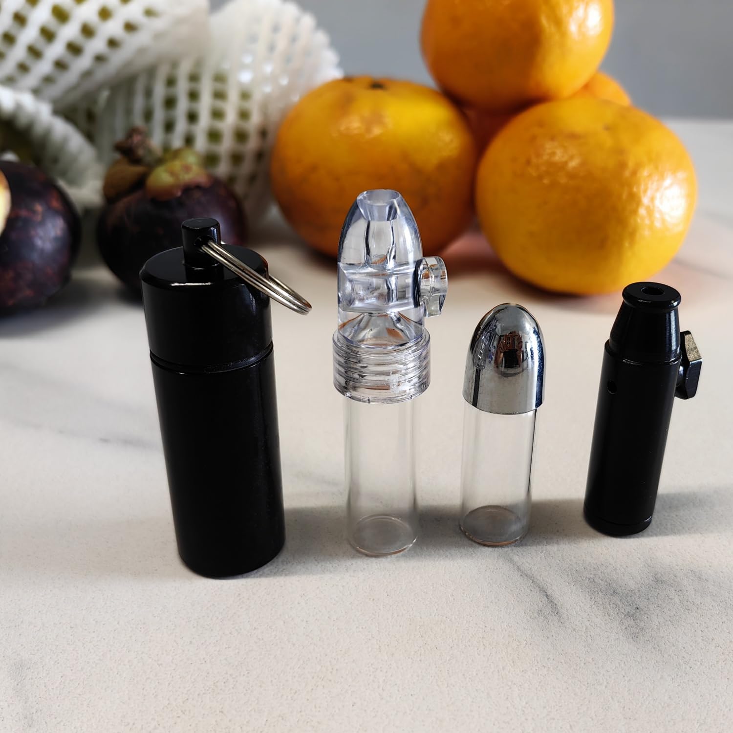 Kitchen Spice Dispenser Portable Leak-Proof Storage Metal Bottle for Outdoor Camping Travel Food Dispensers (4 pieces)