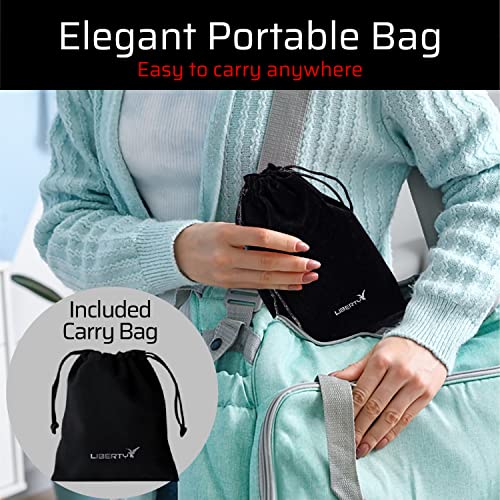 Liberty Premium Foldable Portable Travel Electric Kettle Premium BPA-Free Silicone Collapsible , Temperature Display 6 Preset Functions, Auto Shut-Off, Bottle Warmer, Hot Water Boiler