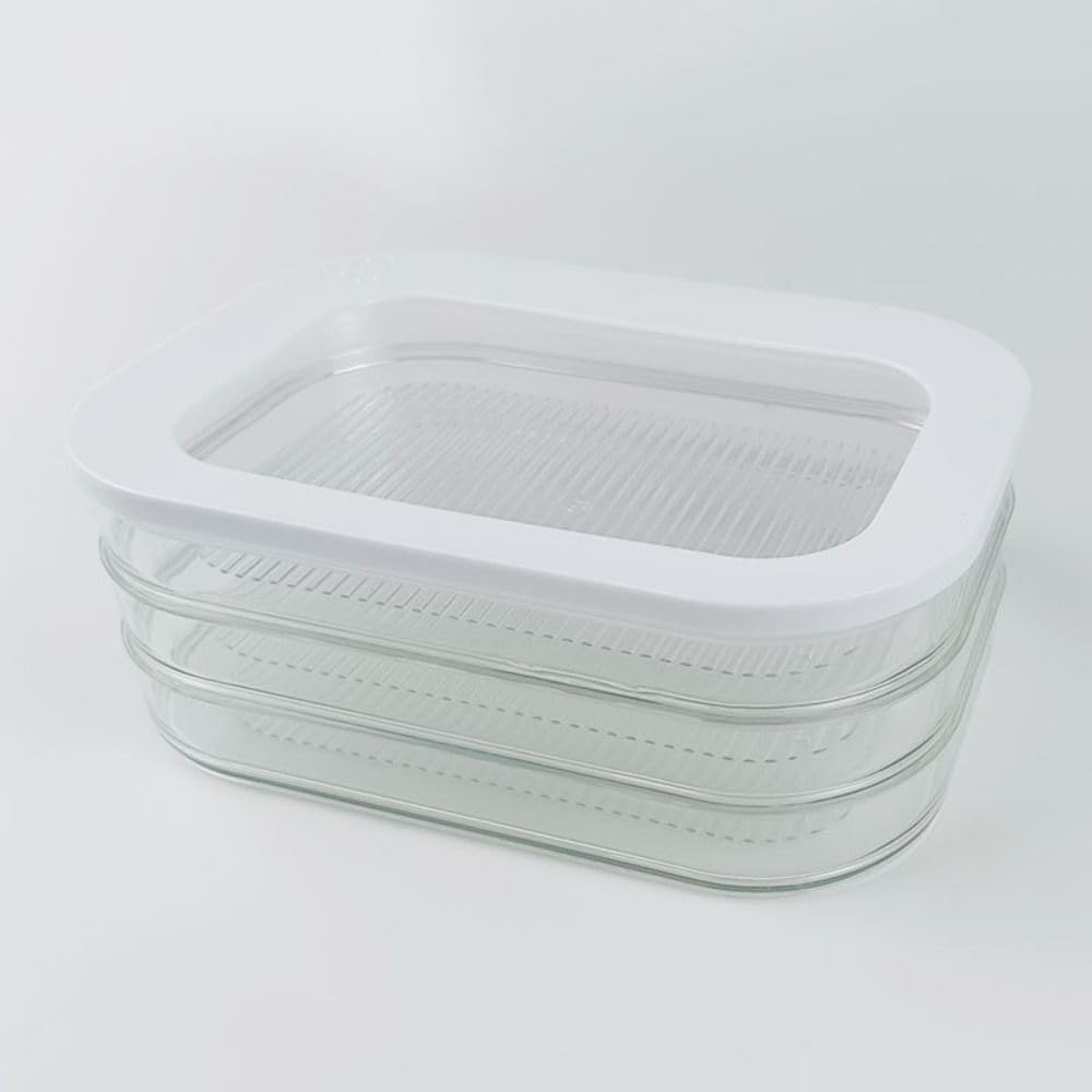Generic Deli Meat Container for Fridge,Meat Pieces Storage Box,Food Storage Boxes with Lid,Cheese Keeper Box,Portable Meat Container(1 Tier Storage Box), AM0XEB0KQWAUS