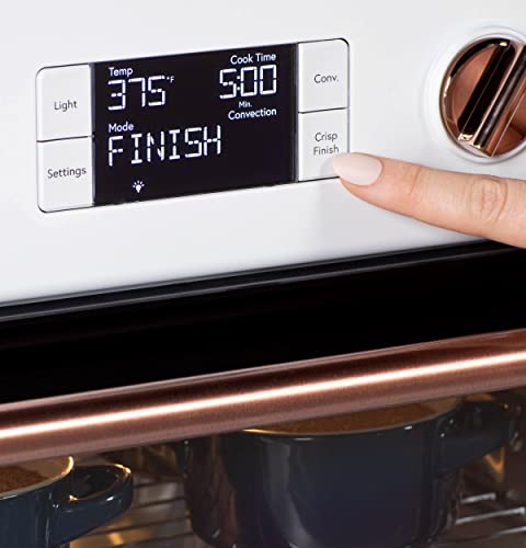 Cafe Couture Oven with Air Fry, 14 Cooking modes in 1 including Crisp Finish, Wifi, Matte White